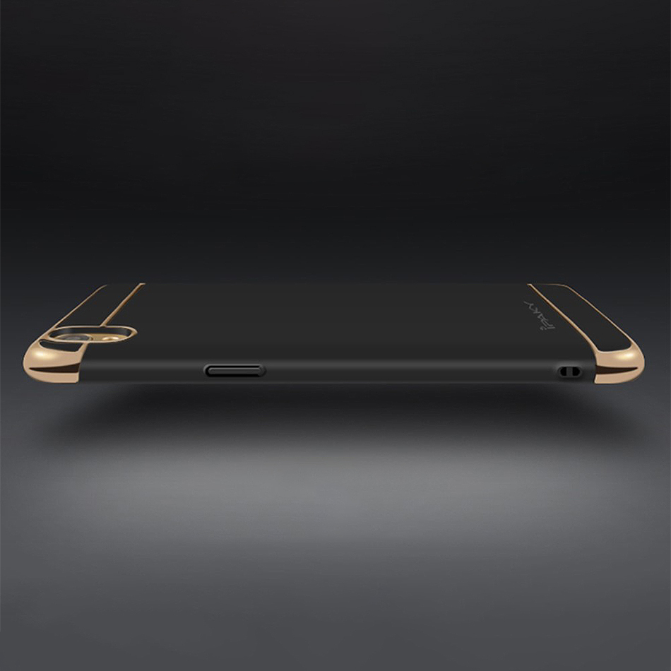 iPaky Electroplated Hard Case for Oppo R9 (Black) Gold